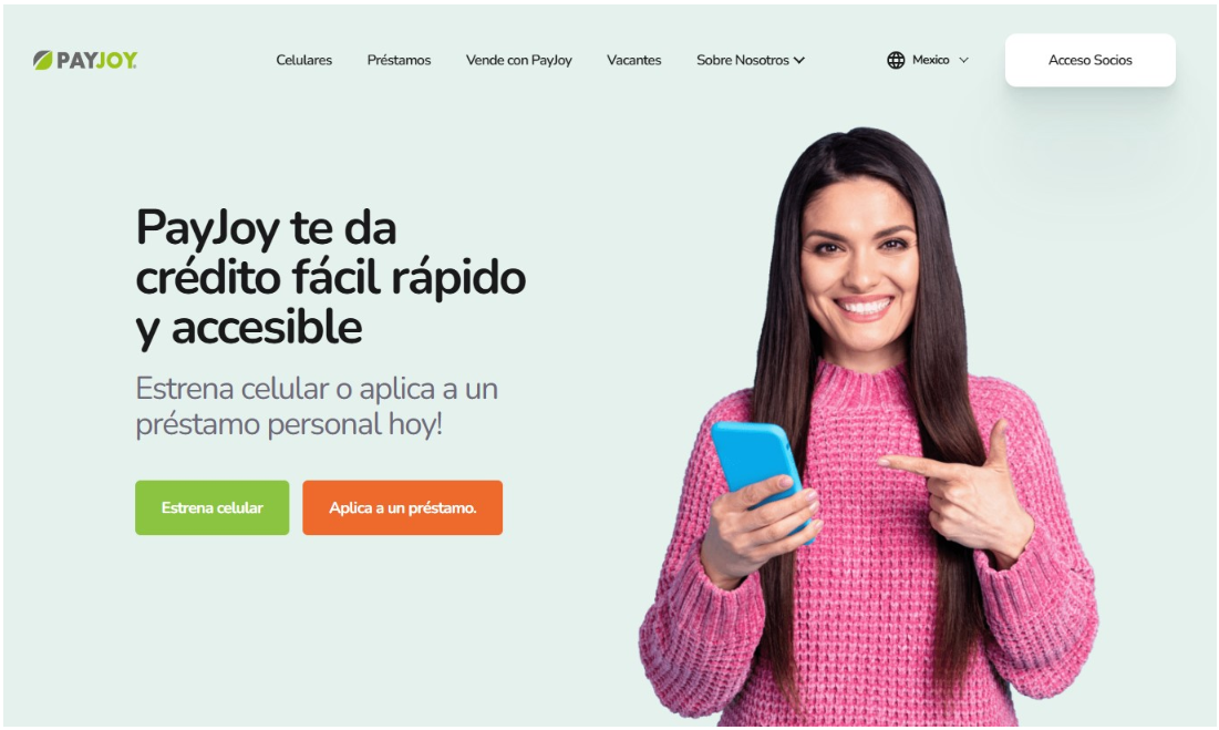 PayJoy App – Préstamos fáciles, rápidos y económicos en línea en México